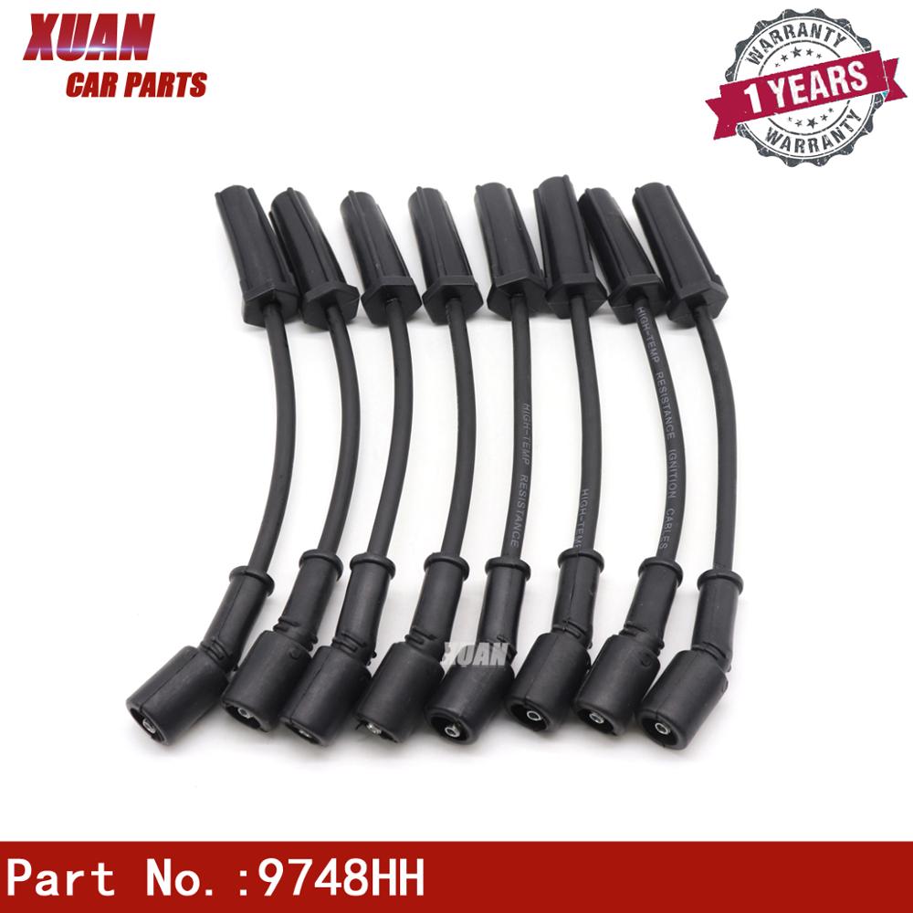 8 Pcs 9748HH Ontsteking Bougie Draad Kit Set Kabel... – Grandado