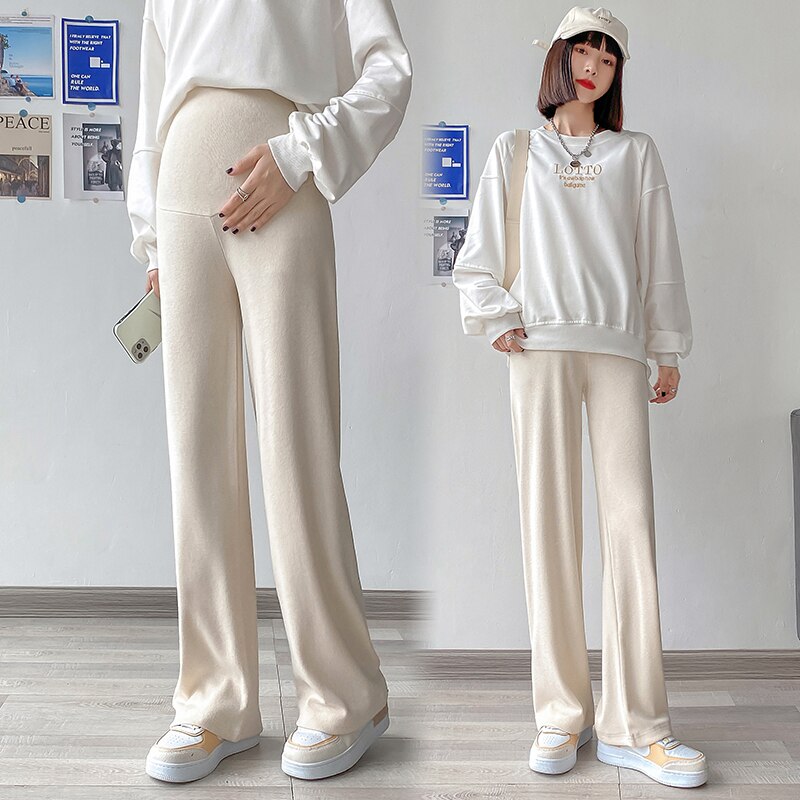 3383 2022 Spring Korean Maternity Long Pants Chic ... – Grandado