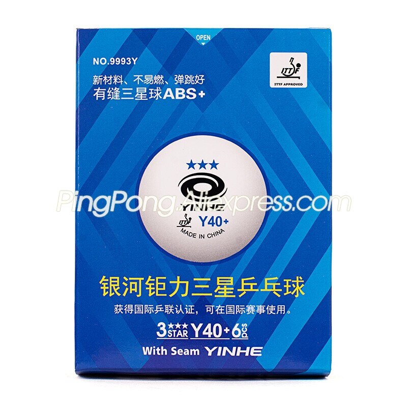 YINHE-pelota de Ping Pong 3 estrellas, Original, p... – Grandado