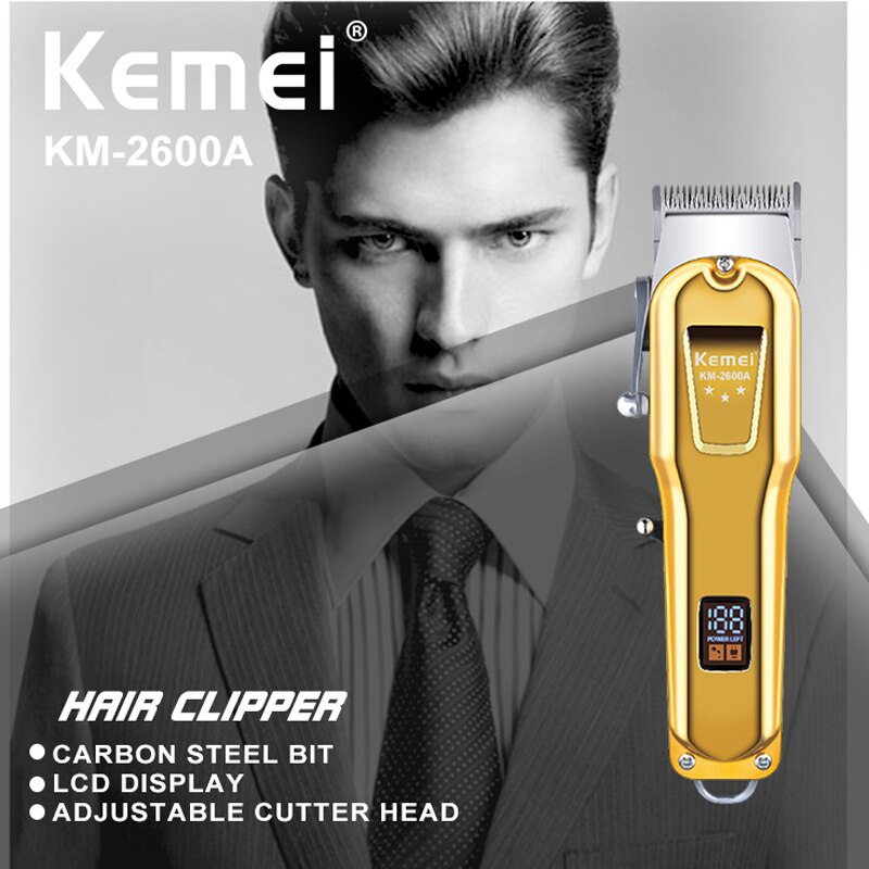 men electric hair trimmer hair clipper beard trime... – Grandado