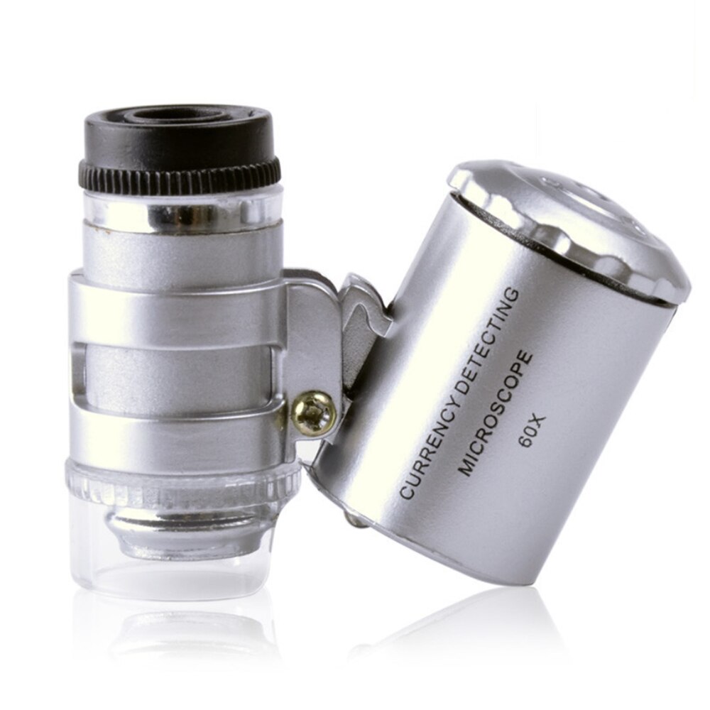 Microscope monoculaire portatif à Zoom 60X avec LE... – Grandado