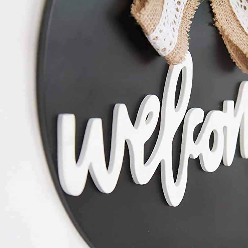 30cm Entrance Decoration Logo Cotton Garland Welco... – Grandado