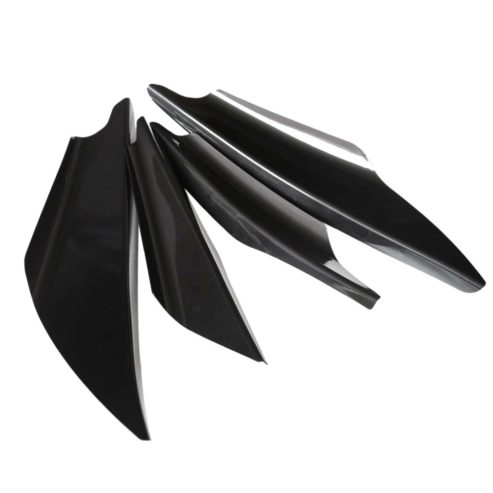 4 Piece Front Bumper Side Canards Splitter Fins Un... – Vicedeal