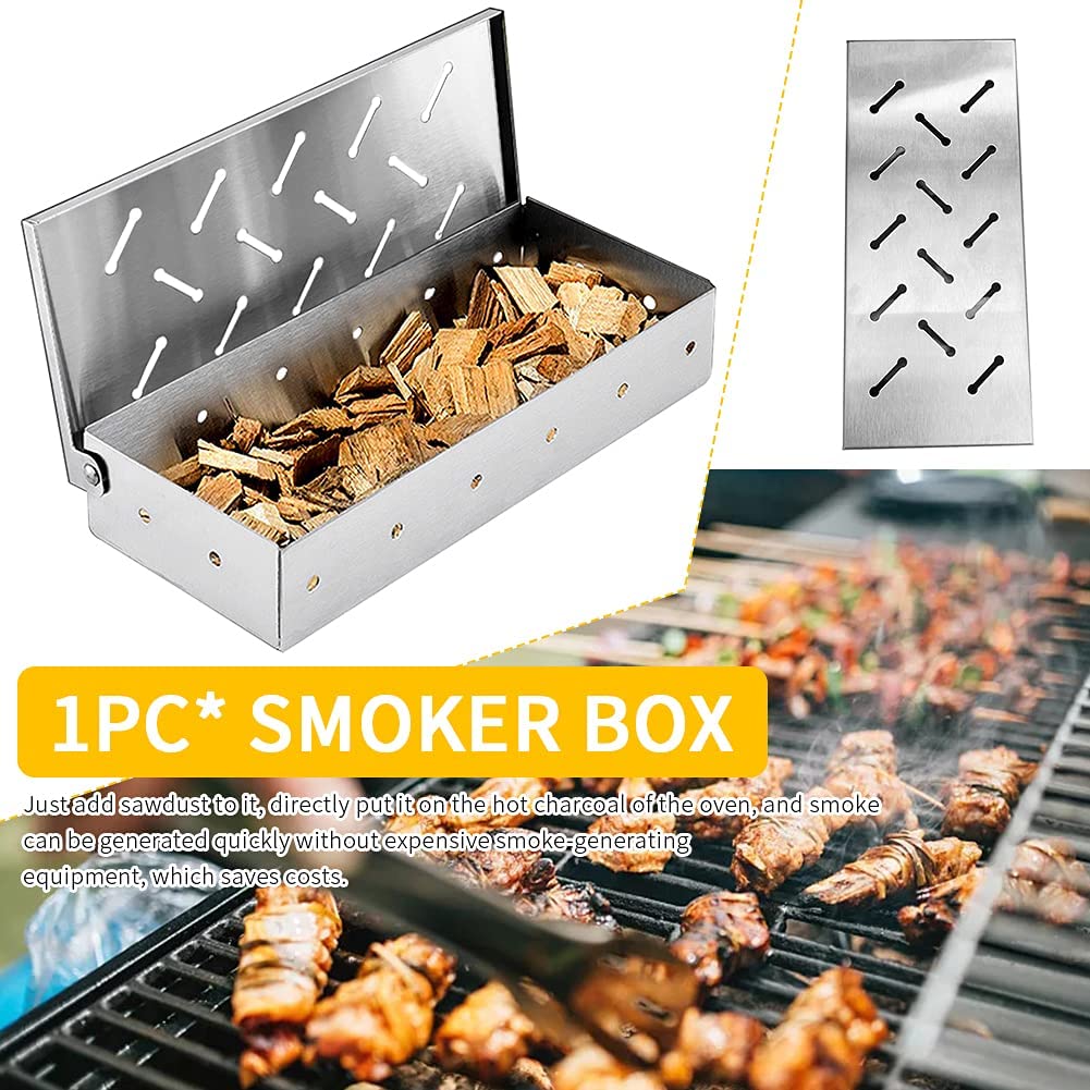Hout Chips Bbq Roker Doos Barbecue Grill Vlees Doo... – Vicedeal