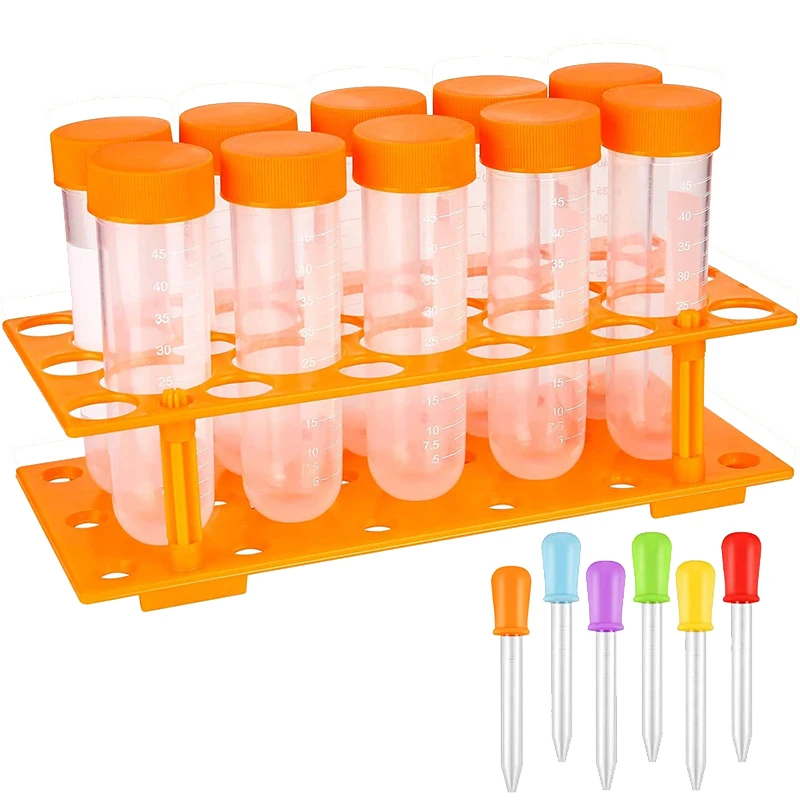 Kids Plastic Test Tubes Droppers Learning Educatio... – Grandado