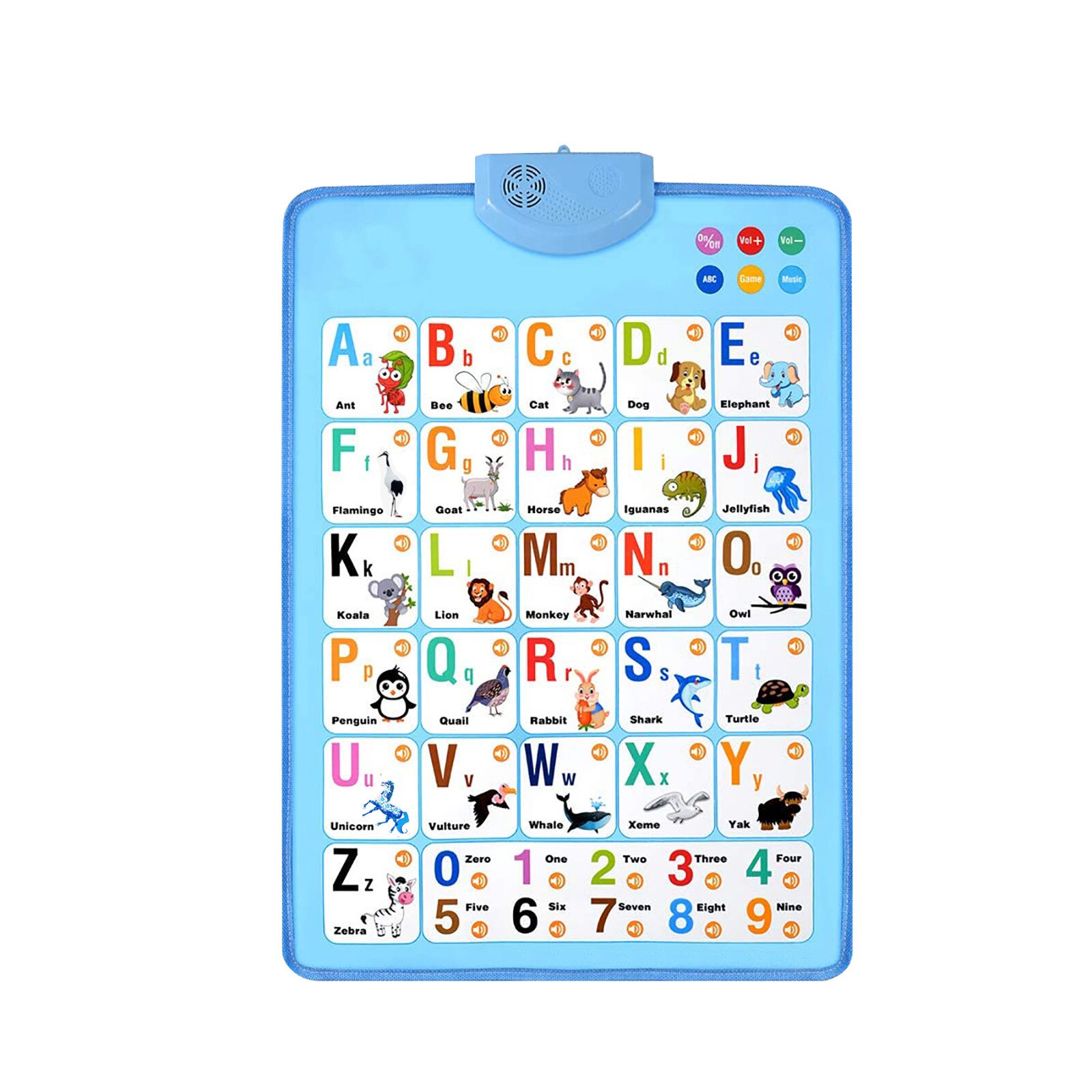Electronic Interactive Alphabet Wall Chart Talking... – Grandado