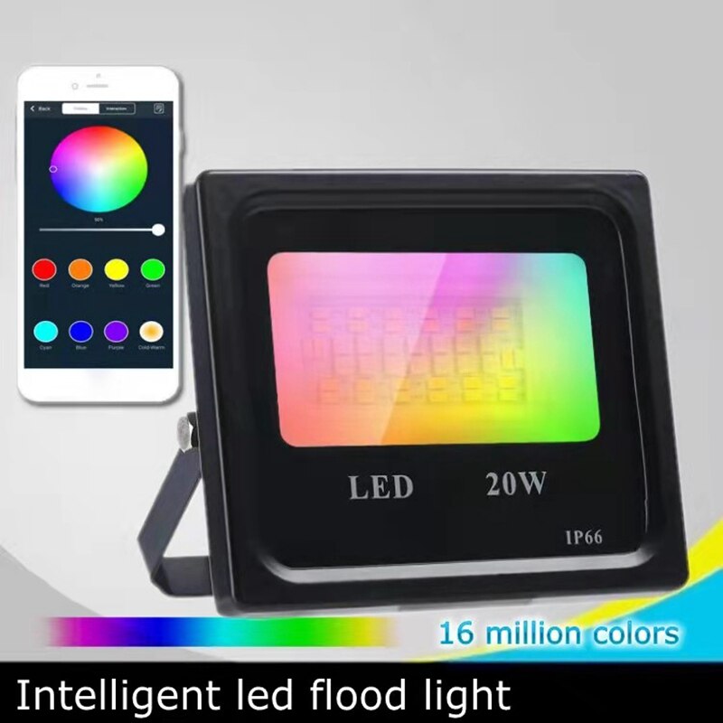 Intelligent LED Flood Lights Outdoor, 20W Flood Li... – Vicedeal
