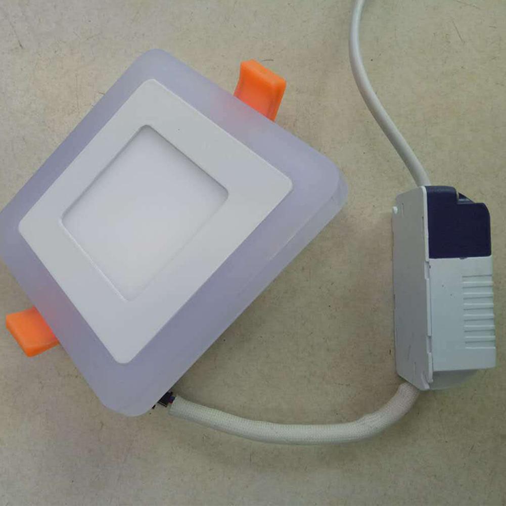 2 Colors LED Panel Light Acrylic 2835 LED Recessed... – Grandado