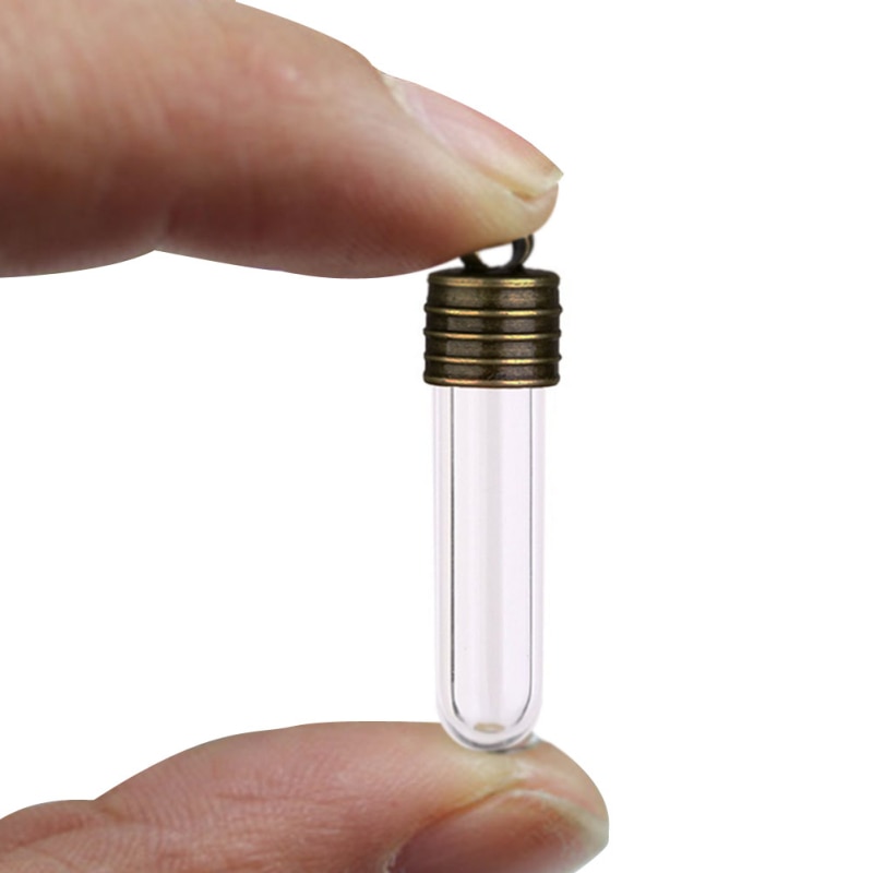 Botella larga de vidrio transparente con tubo MS20... – Grandado