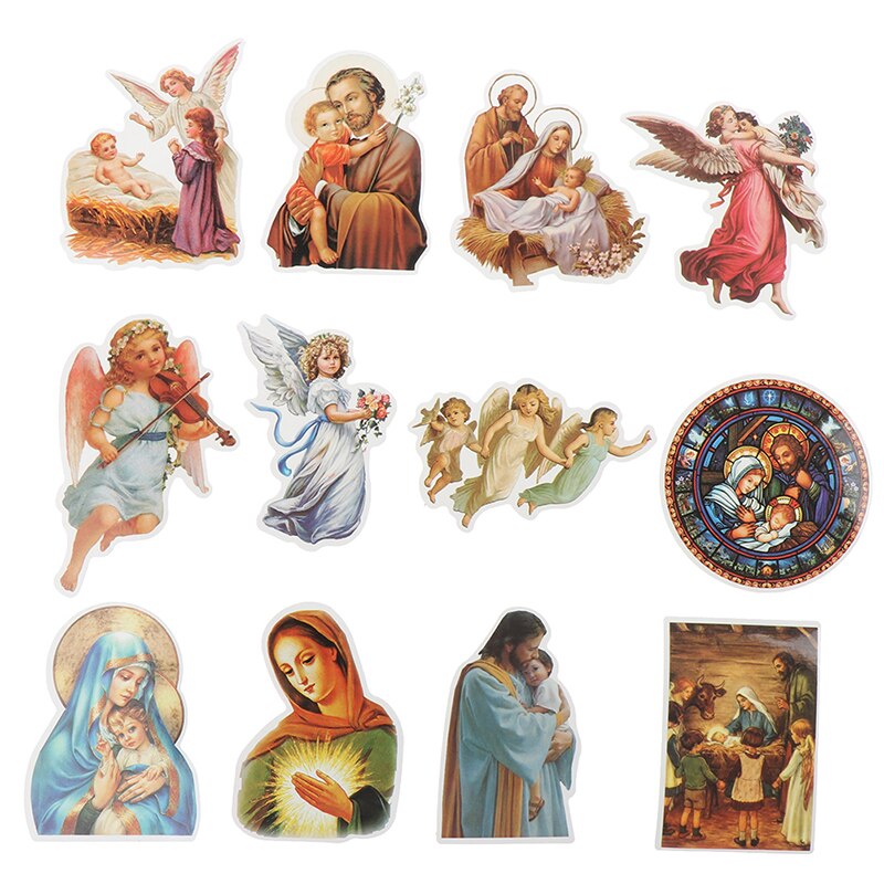 68pcs Jesus Christian Prayer Cartoon Stickers Toy ... – Grandado