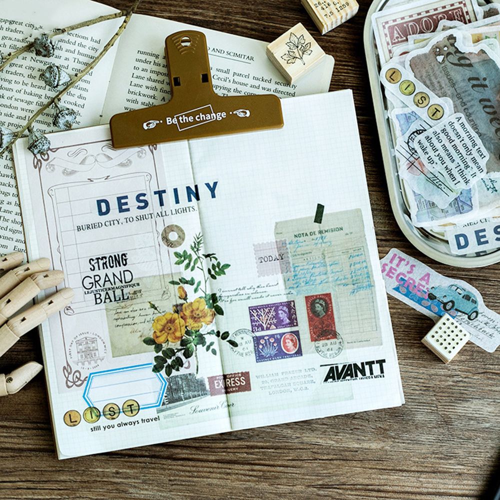 60pcs Diary Calendar Decorative Label Stickers Kaw... – Grandado