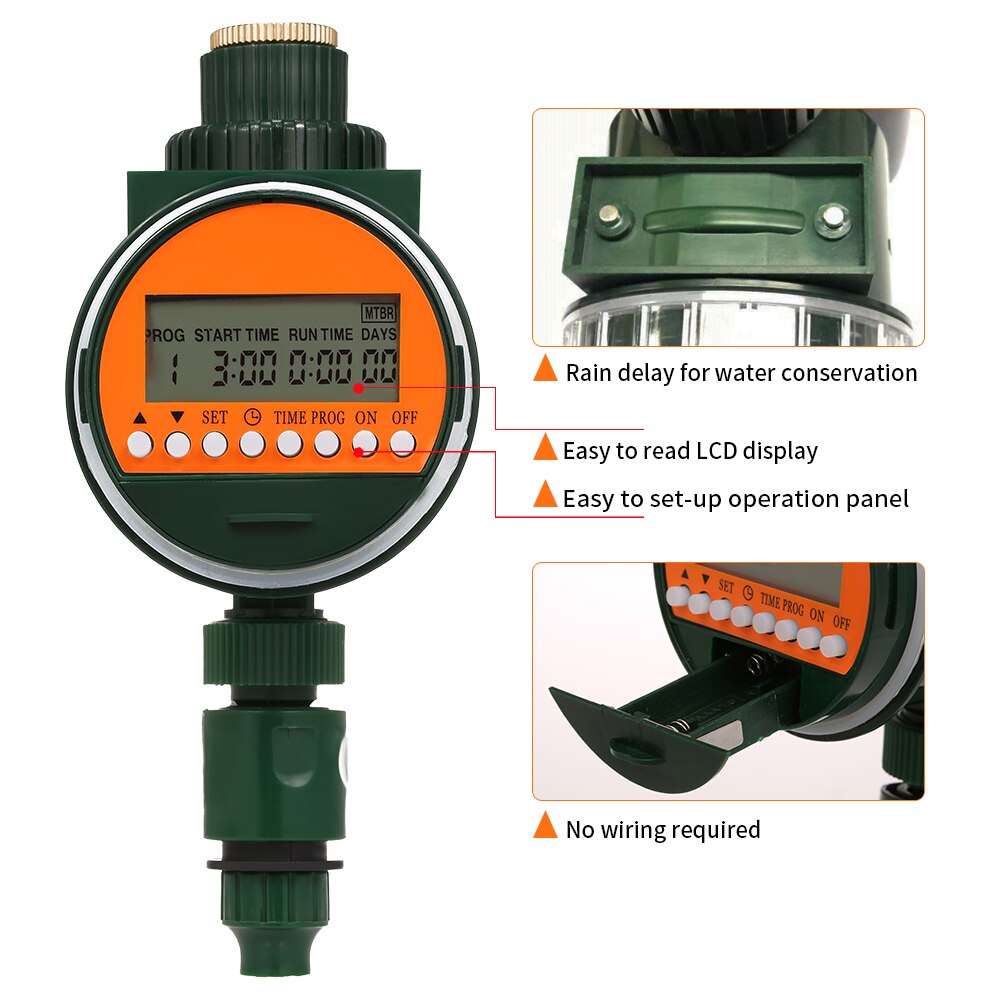 3/4" 1/2" Tap Garden Irrigation Digital Watering T... – Grandado