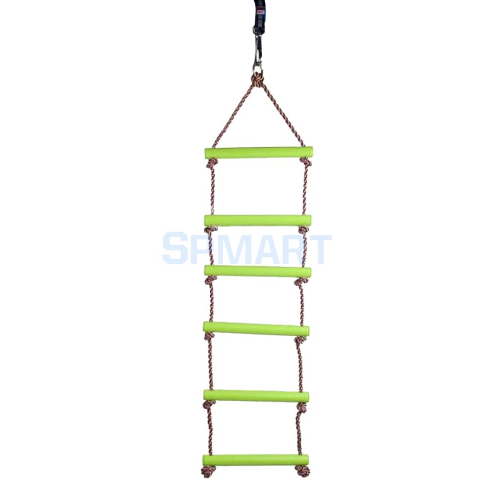 Kids Indoor Outdoor Playhouse 2m 6 Rungs Rope Swin... – Grandado