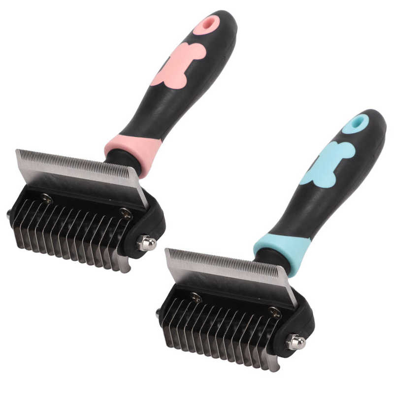 Pet Underhair Rake Rustproof Pet Grooming Rake for... – Vicedeal