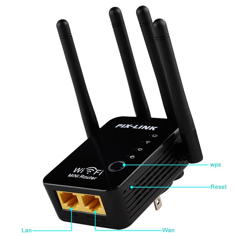 PIX-Link WR16 Wireless Router WLAN Signal Amplifie... – Grandado