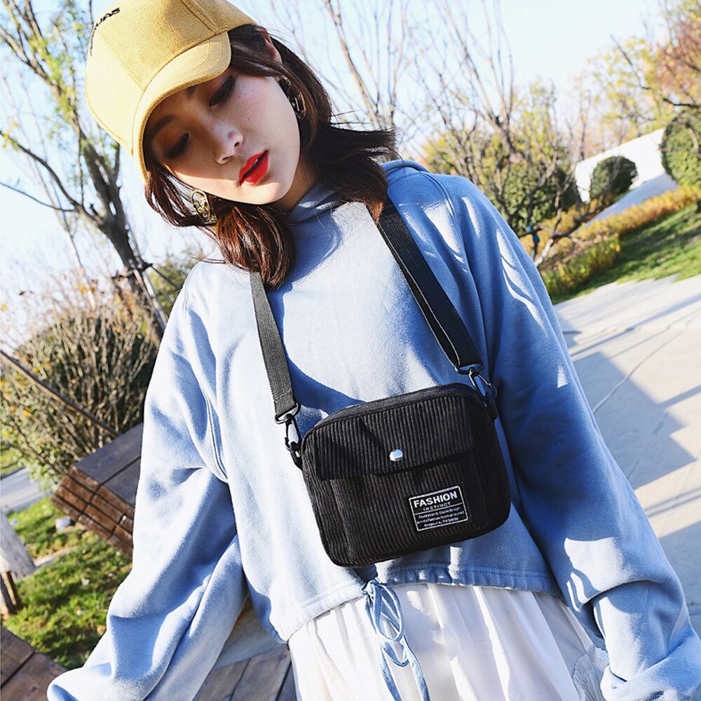 Outdoor Waterproof Purse Women Shoulder Bag Cordur... – Vicedeal