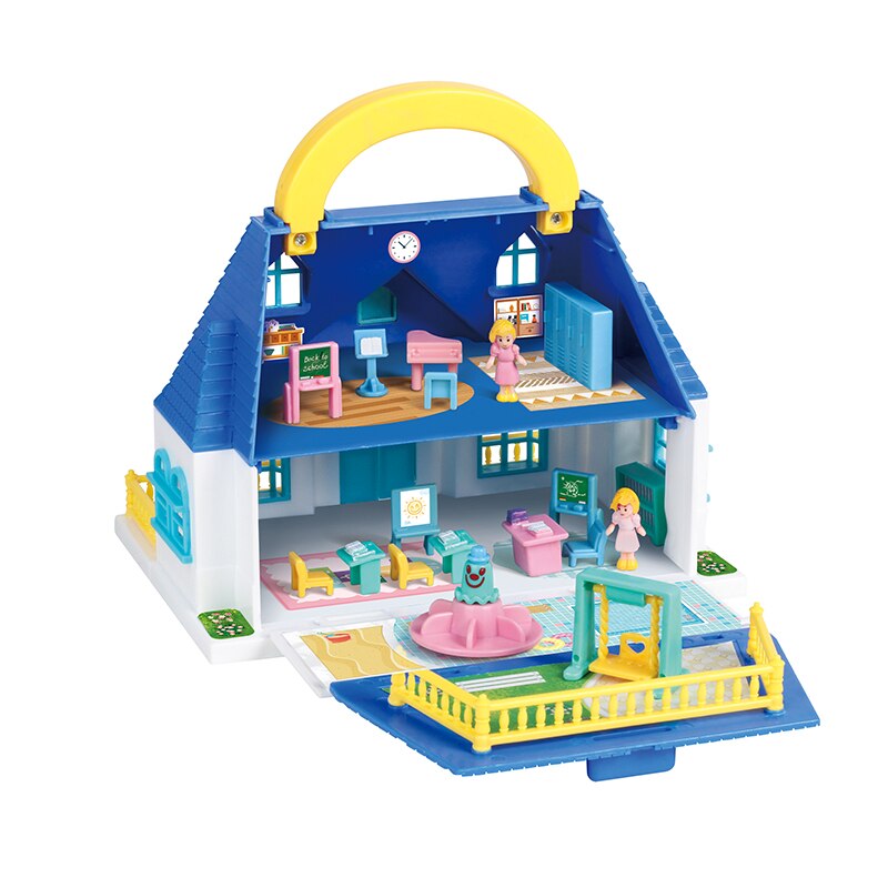 Connection Folding Dollhouse Villa Plastic DIY Dol... – Grandado