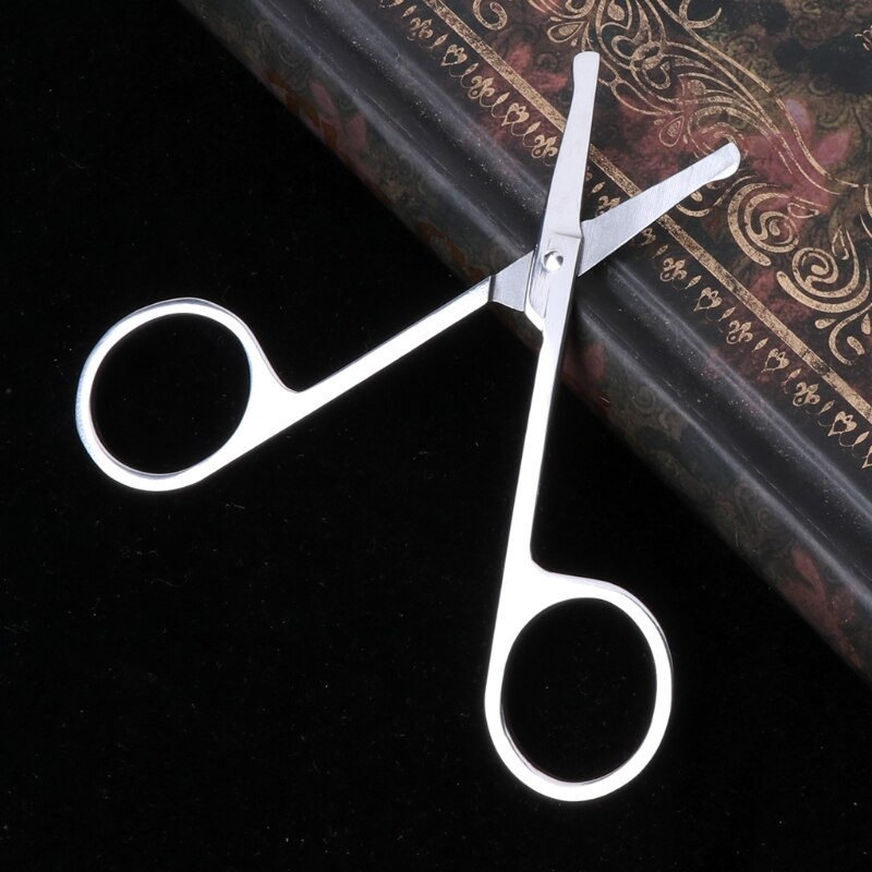 Stainless Steel Nose Hair Scissors Ear Facial Trim... – Grandado