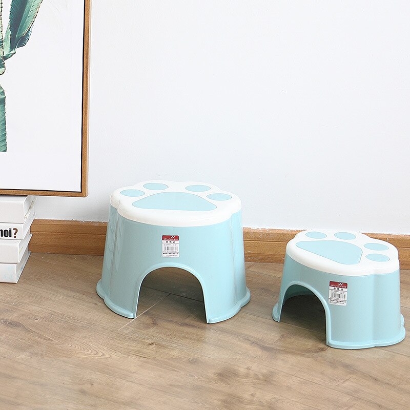 Thickened Stool Cute Cartoon Paw Child Small Bench – Grandado