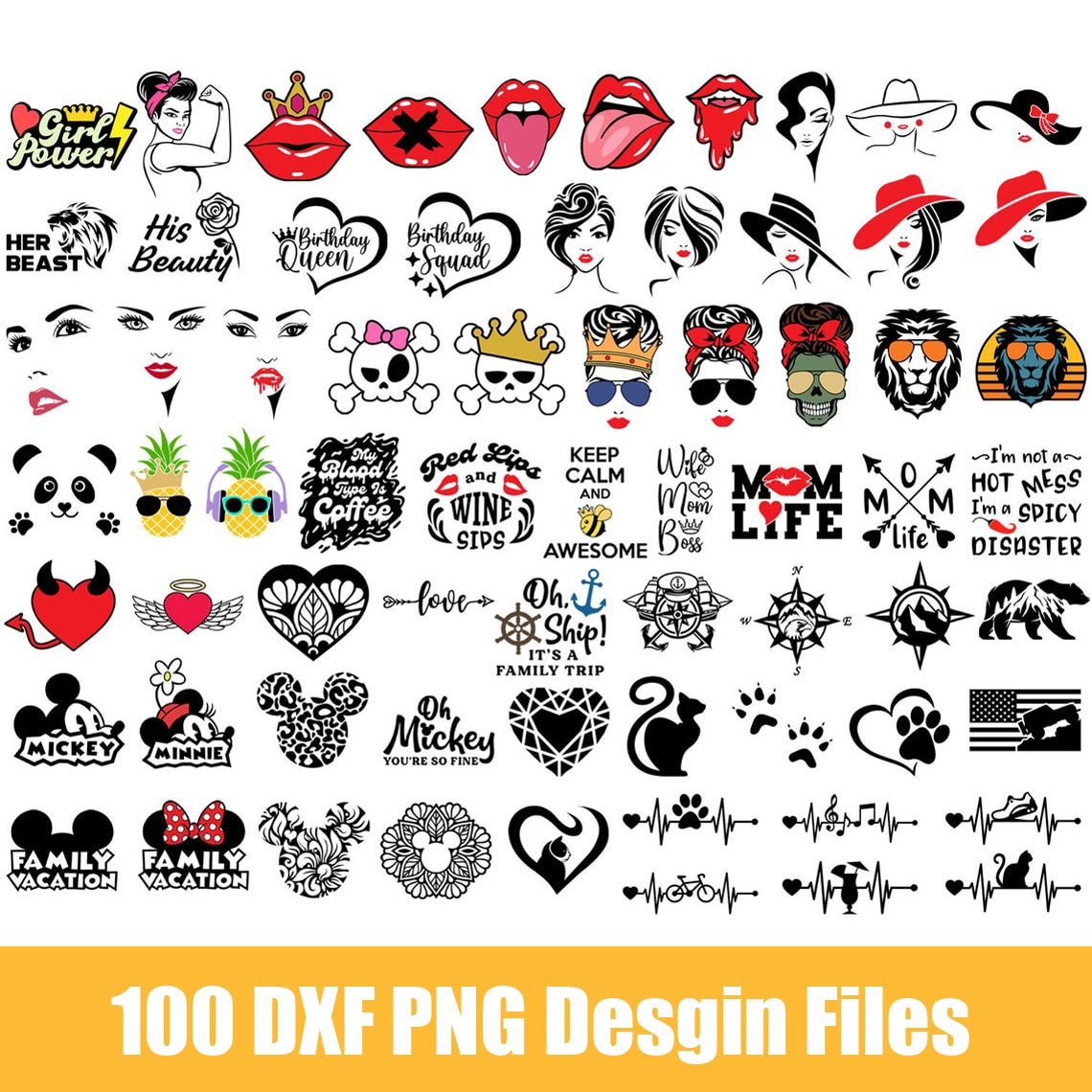Layered SVG Bundle Designs DXF PNG Files for Cricu... – Vicedeal