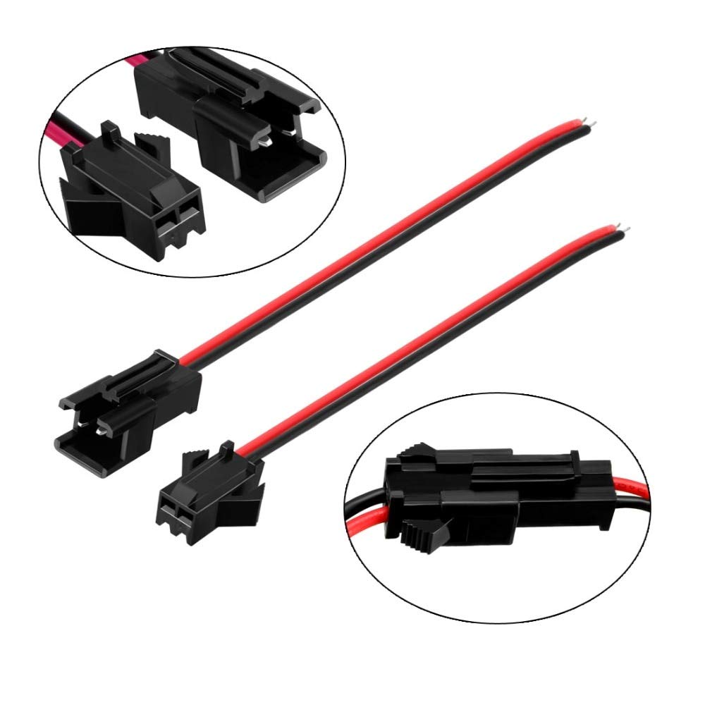 10 Pairs 15cm Long JST SM 2Pins Plug Male to Femal... – Grandado