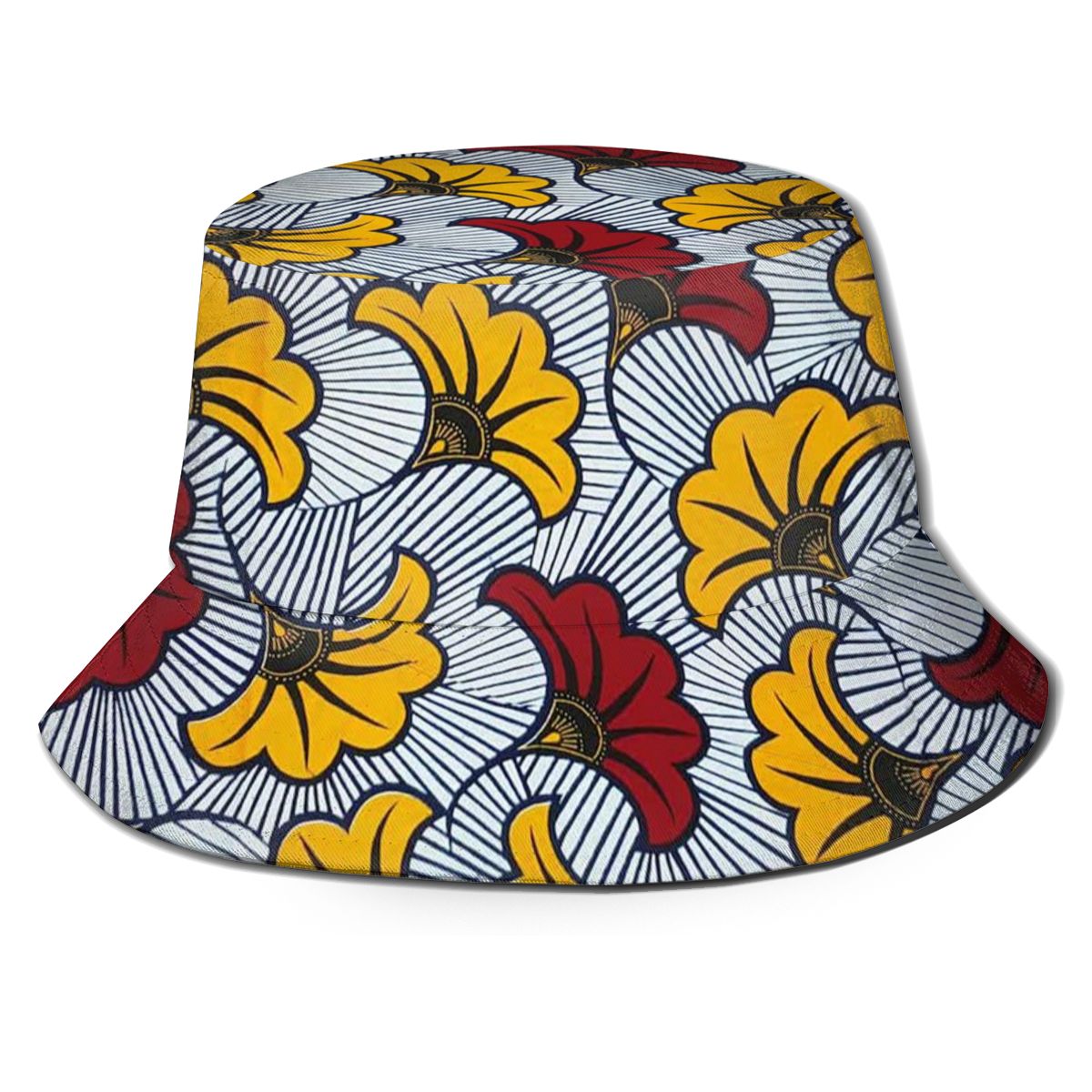 Bucket Hat African Print Tribe Floral Pattern Bob ... – Vicedeal