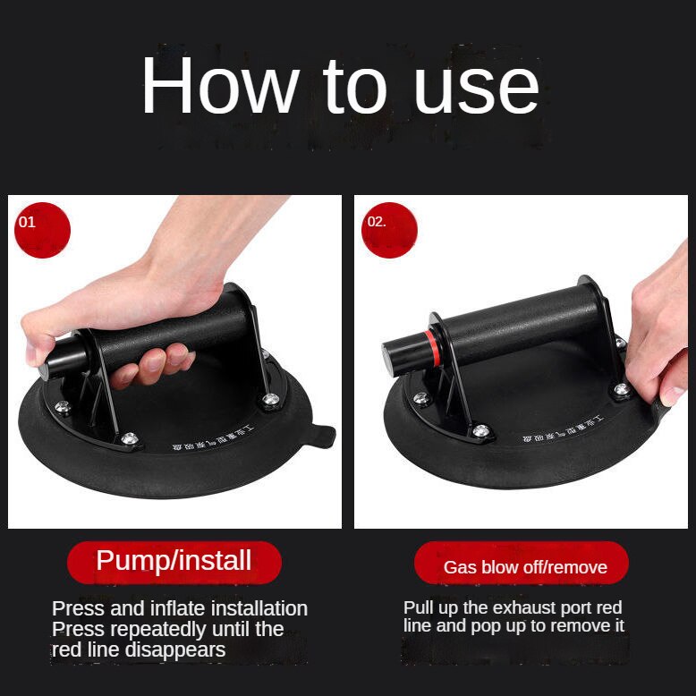 Vacuum Suction Cup 200kg 8 inch with Good Handle V... – Vicedeal