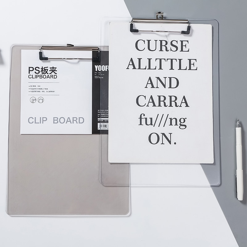 Plastic PS File Clipboard A4 Multi-Functional Writ... – Grandado