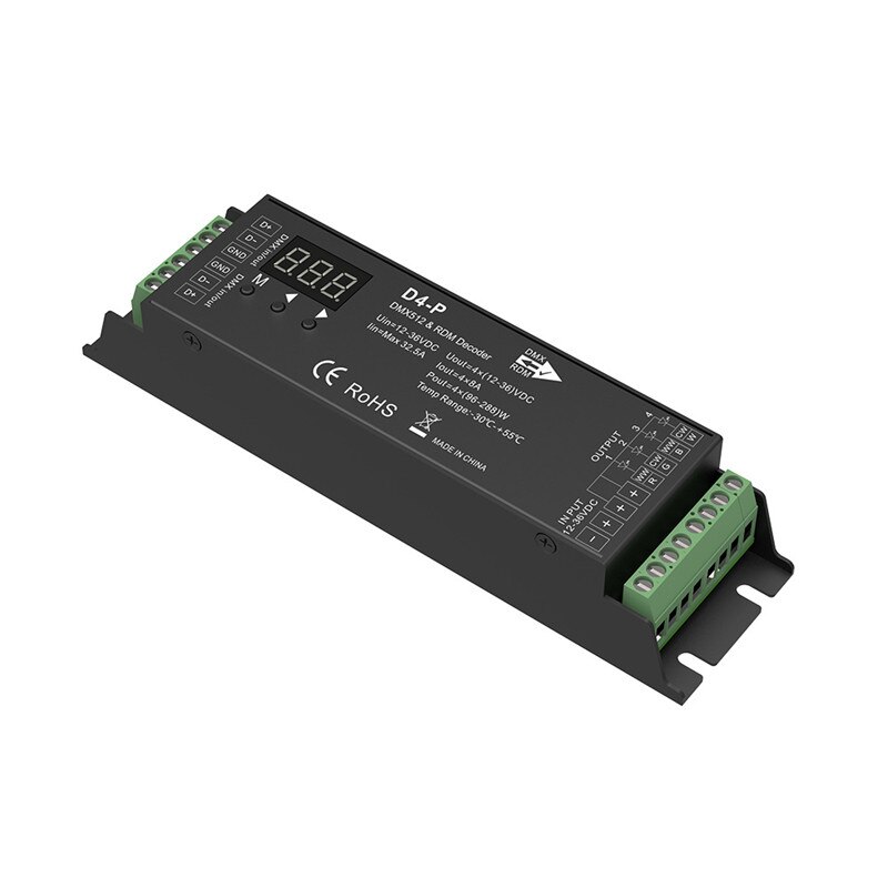 D4-P D4-E D4-XE 4CH PWM constant voltage CV DMX512... – Vicedeal
