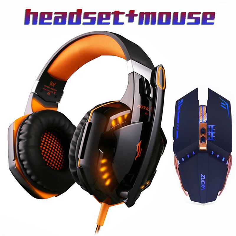 Gaming Headphone headset Stereo Earphone for gamer... – Grandado