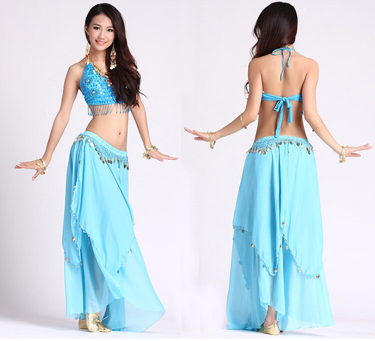 2pcs Set Women Belly Dance Costumes For Adult Perf Vicedeal