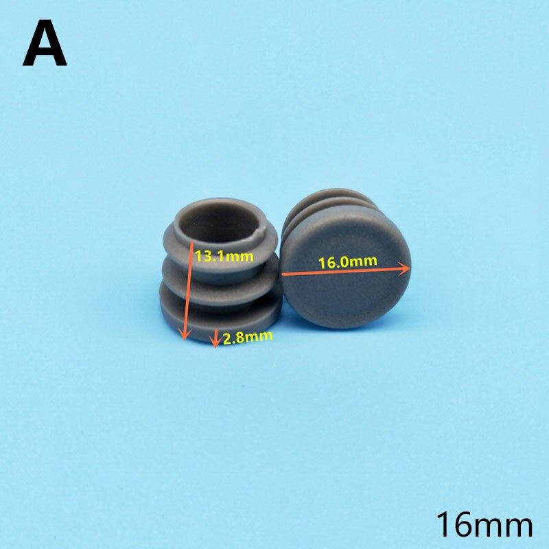 10Pcs Gray Plastic Inner Plug Dust Cover Steel Tub... – Grandado