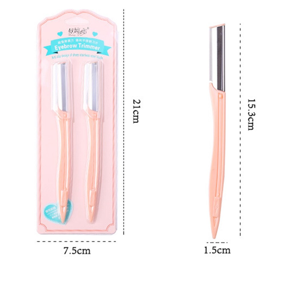 2pcs Eyebrow Razor Trimmer Portable Japan Simple S... – Grandado