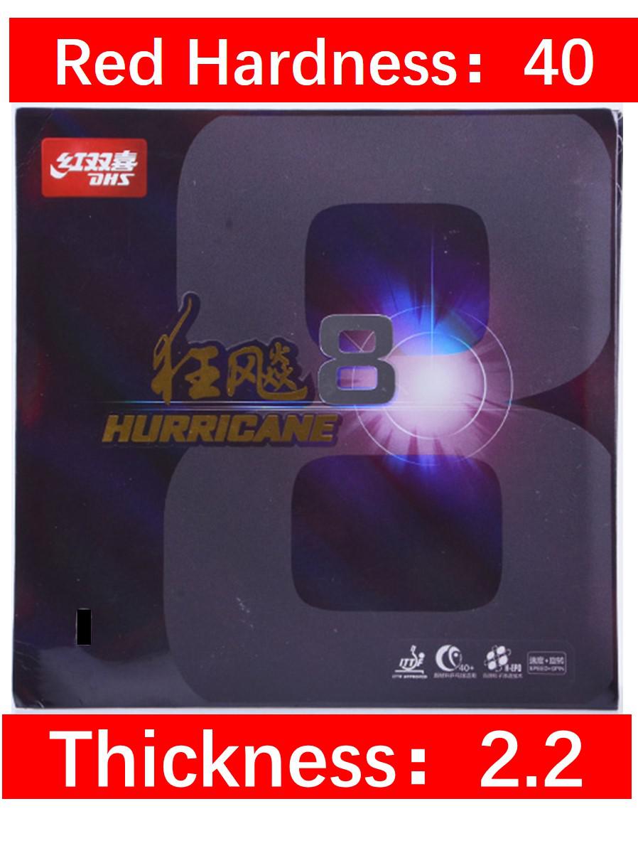 Original Dhs Hurricane 8 Table Tennis Rubber Contr... – Grandado