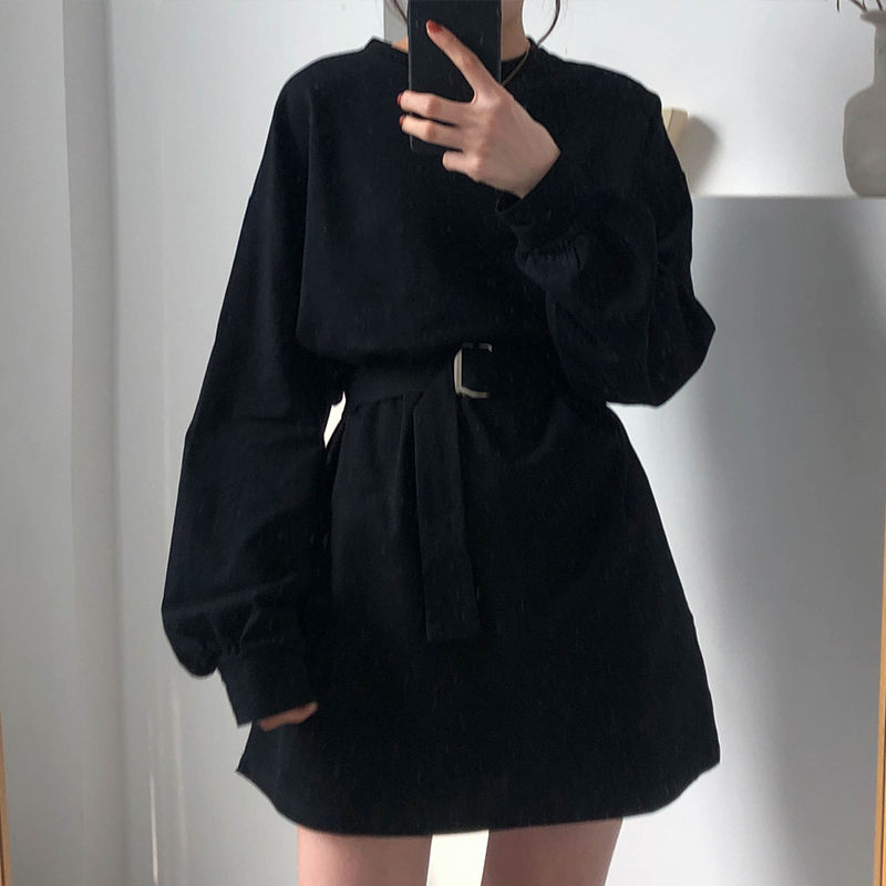 Robe à manches longues pour femmes, Streetwear, Ha... – Grandado