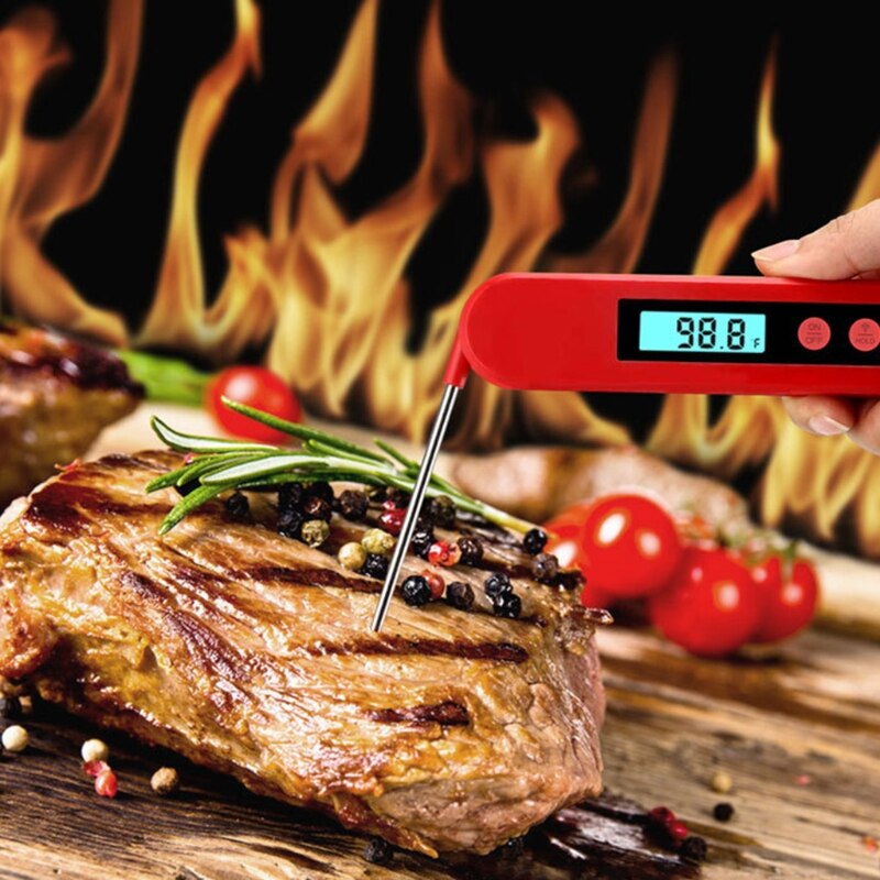 Folding Probe Backlight Meat Food Thermograph For ... – Vicedeal