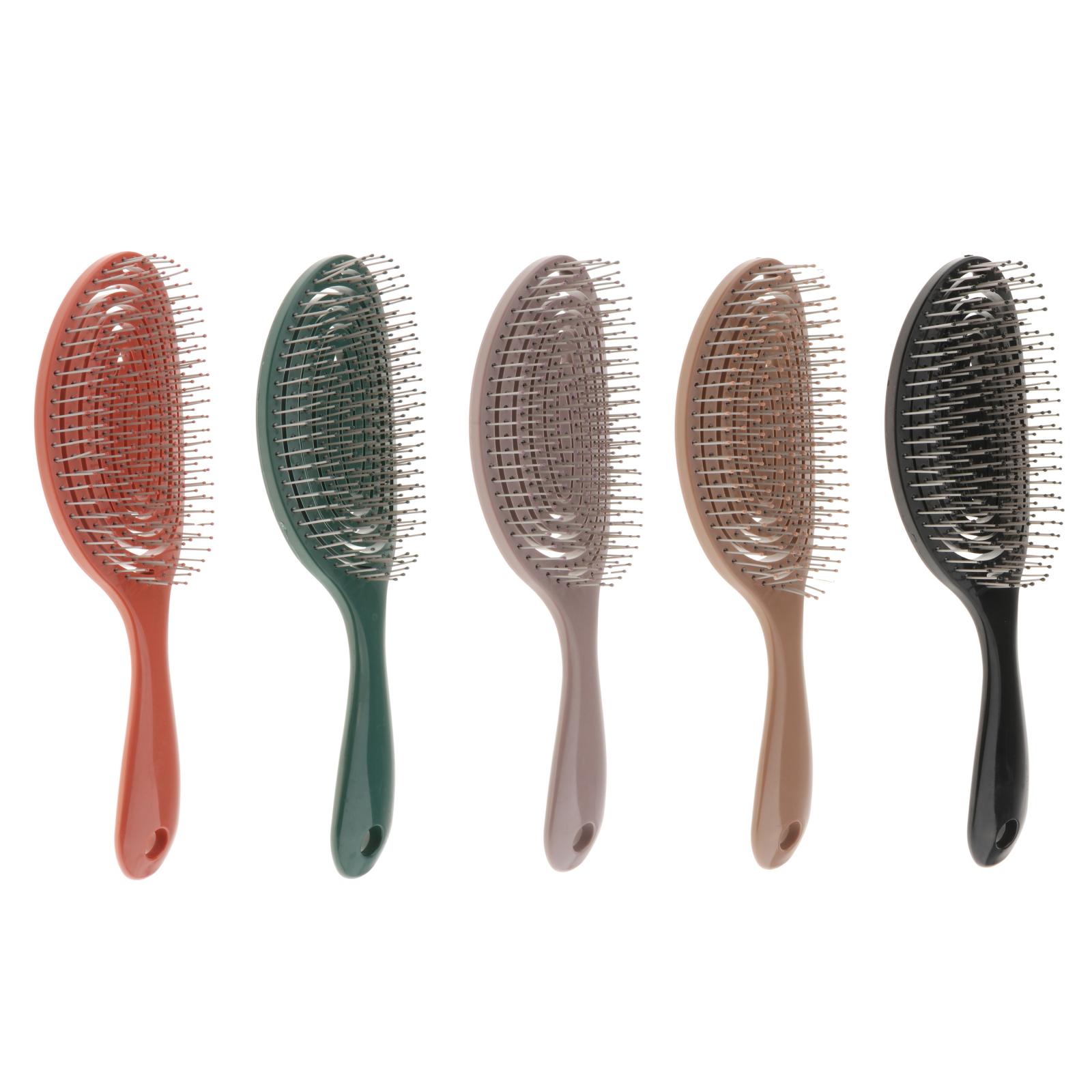 Tangle Comb Brush Massage Styling w/ Handle Comb H... – Grandado