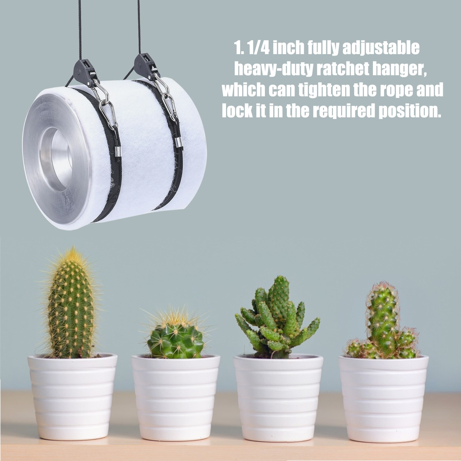 1/4 inch Adjustable Heavy Duty Rope Hanger Nylon G... – Grandado