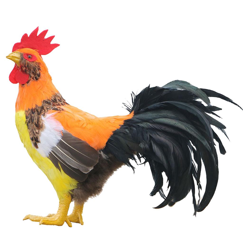 Artificial Poultry Figures Decoration Rooster Chic... – Grandado