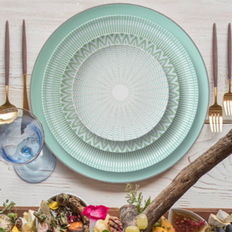 Luxury Complete Tableware Set Bone China Steak Din... – Vicedeal