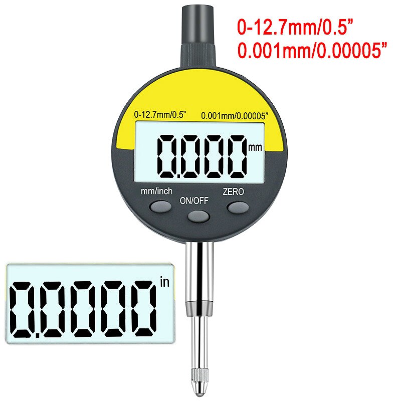 0.001mm Oil Proof Digital Micrometer 0-12.7mm/0.5&... – Grandado