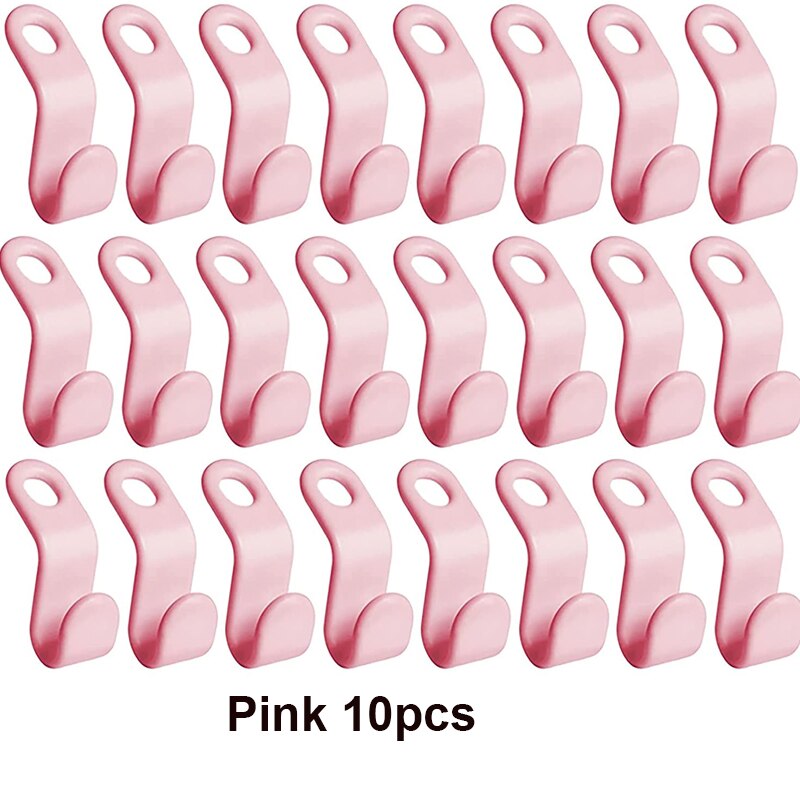 10 PCS Mini Clothes Hanger Connector Hooks Cascadi... – Vicedeal