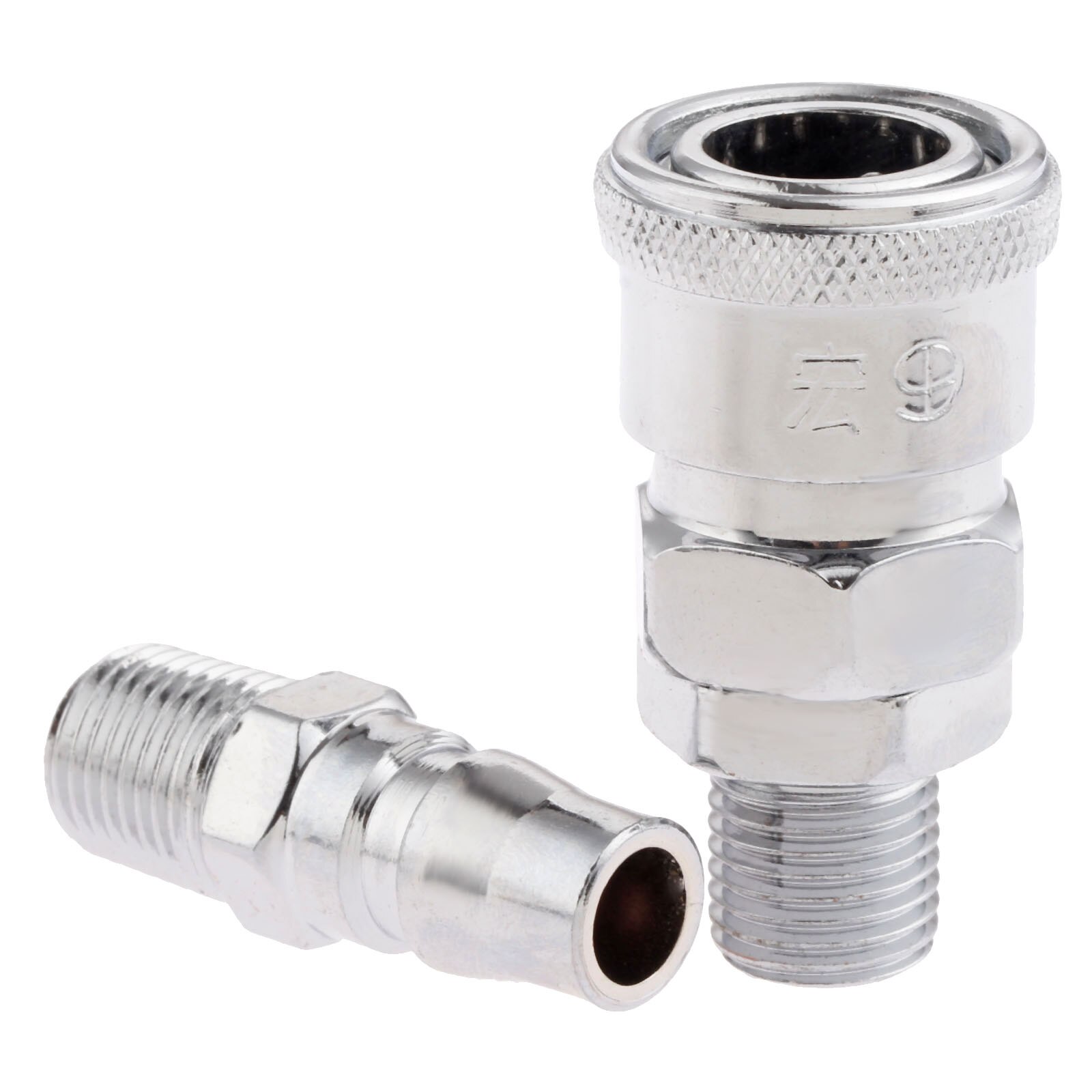 2Pcs Iron Pneumatic Parts Euro Air Line Hose Compr... – Grandado