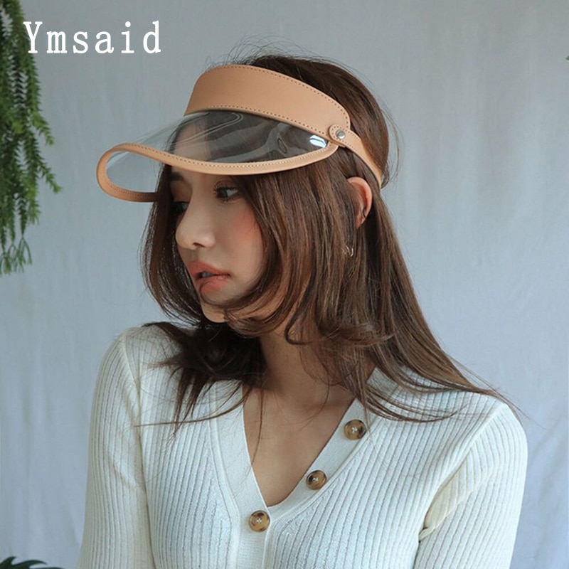 Ymsaid Female Sunshade Hat Transparent Sun Hat Col... – Vicedeal
