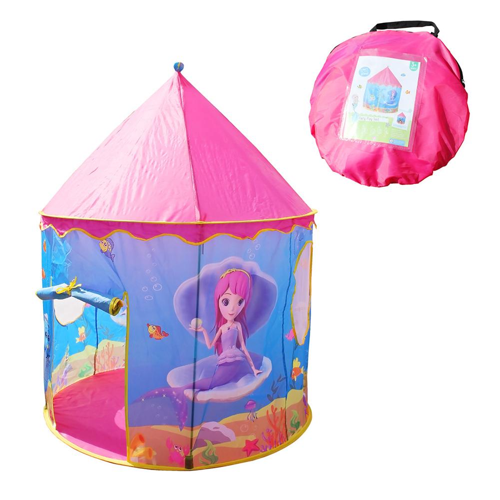 Princess Castle Play Tent Foldable Prince Pop Up P... – Grandado