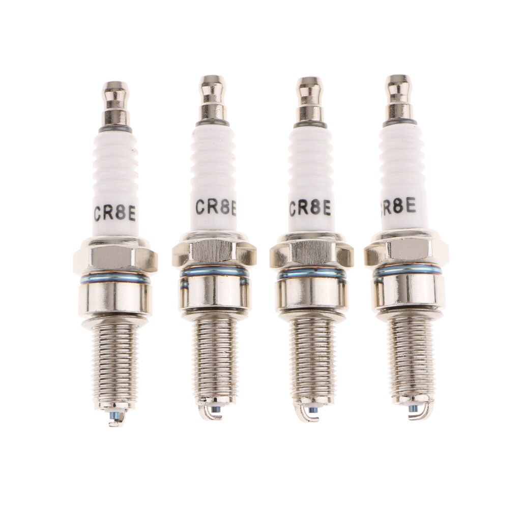 4 Pieces Motorcycle Standard Spark Plug CR8E CR8EB... – Grandado