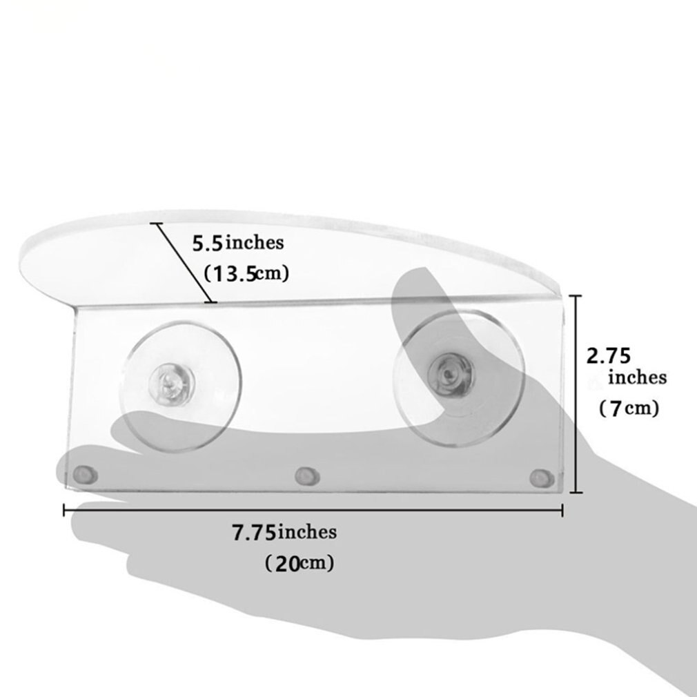 Ingemaakte Display Rack Zuignap Muur Opknoping Win... – Vicedeal