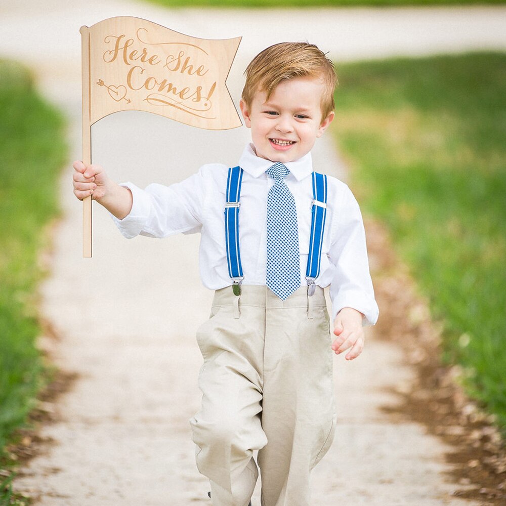1Pcs Rustic Wood Wedding Guiding Sign Page Boy Wed... – Vicedeal