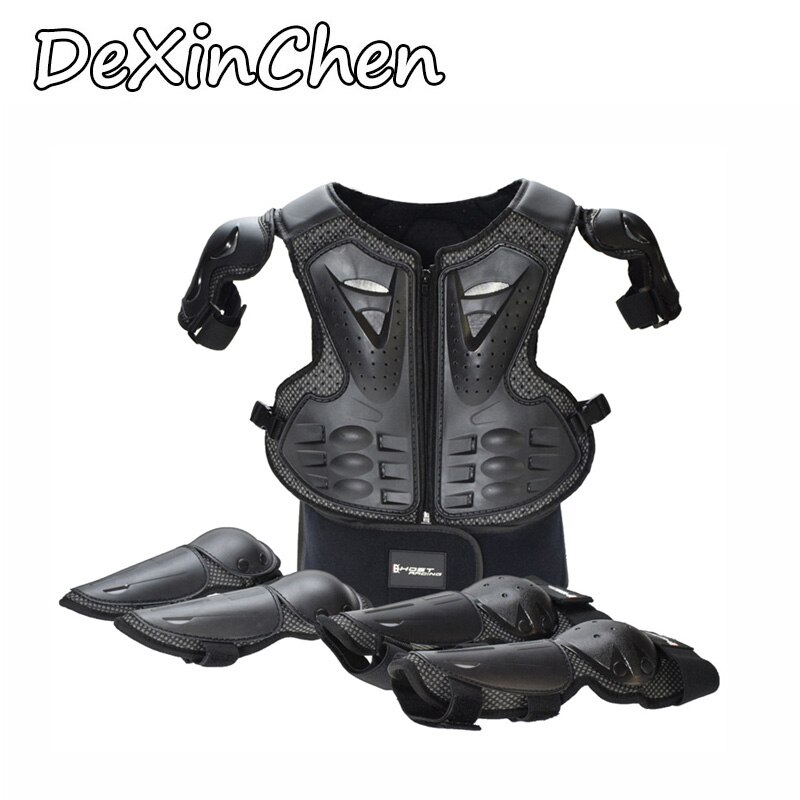 Cool Black Child Motocross Full Body Protect Armor... – Grandado