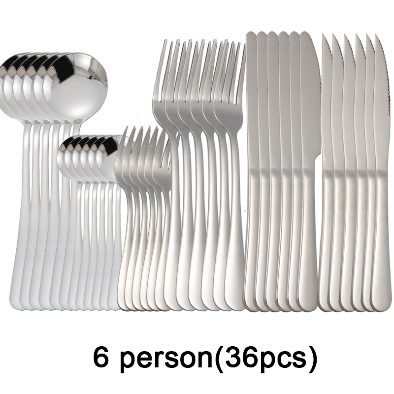 6 People Utensils for Kitchen Gadget Sets Cutlery ... – Grandado